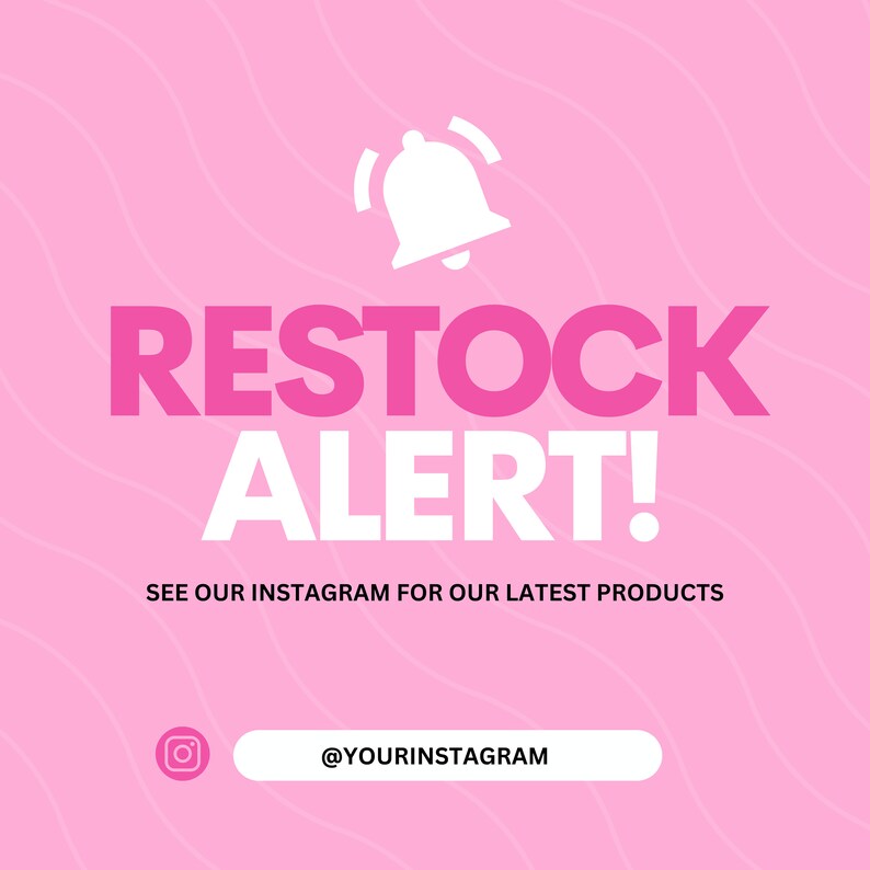 Now Restocked Flyer Diy Restocked Flyer Editable Restocked - Etsy