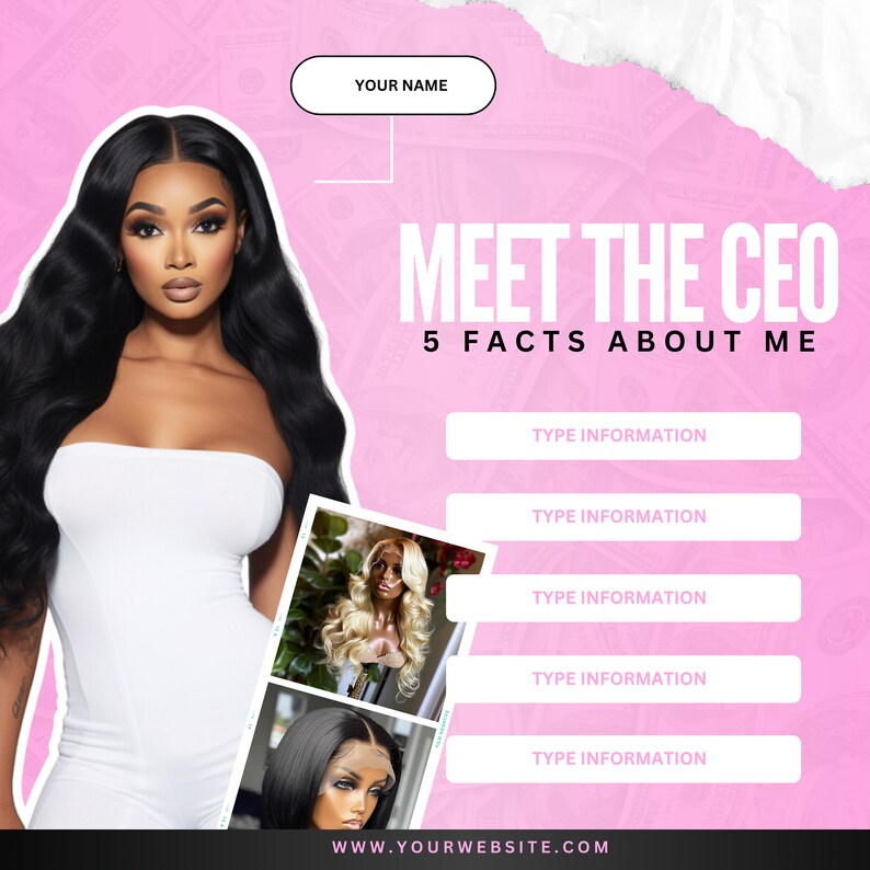 Meet the Owner Flyer, Meet the Ceo Editable Flyer, Instagram Post Flyer ...
