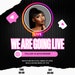 We Are Live Flyer, Diy Instagram Live Flyer, Instagram Live Editable ...