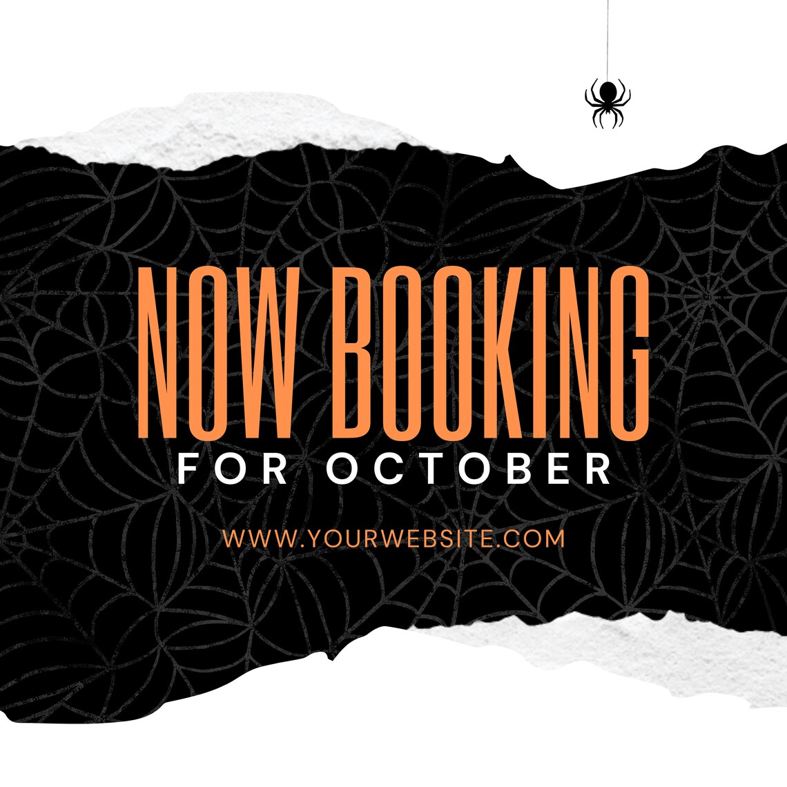 October Flyer October Booking Flyer Diy Book Now Flyer - Etsy