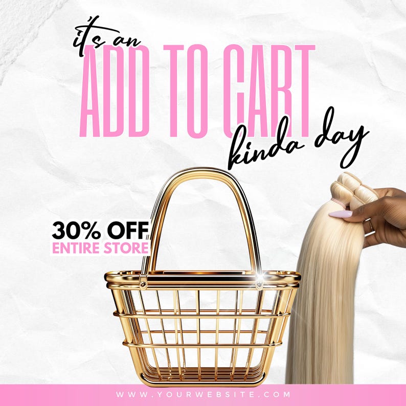 Editable Add to Cart Flyer, Diy Add to Cart Flyer, Business Service ...