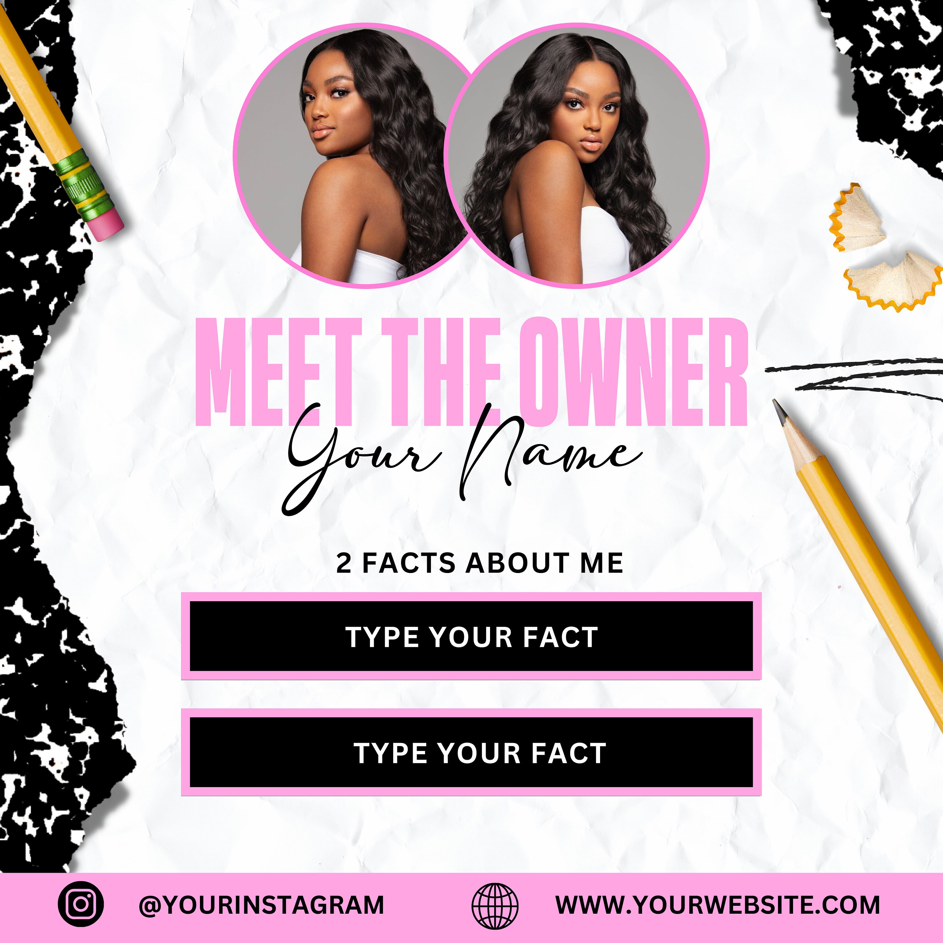 Meet the Owner Flyer, Meet the Ceo Editable Flyer, Instagram Post Flyer ...