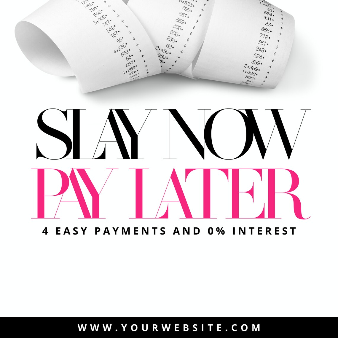 Slay Now Pay Later Flyer Afterpay Flyer Black Friday - Etsy