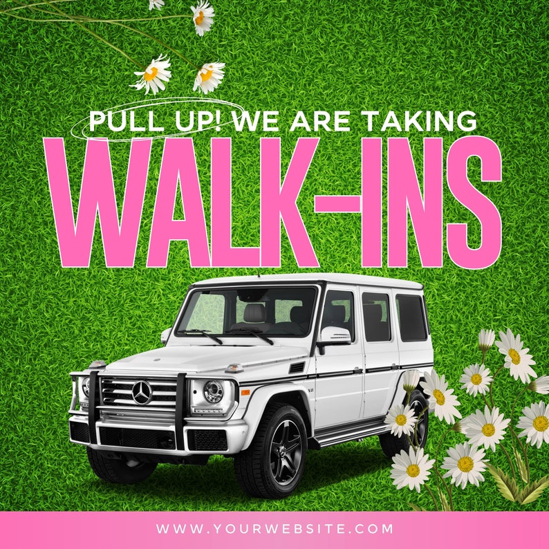 Editable Walk-ins Welcome Flyer, Appointments Available Flyer, Diy Walk ...