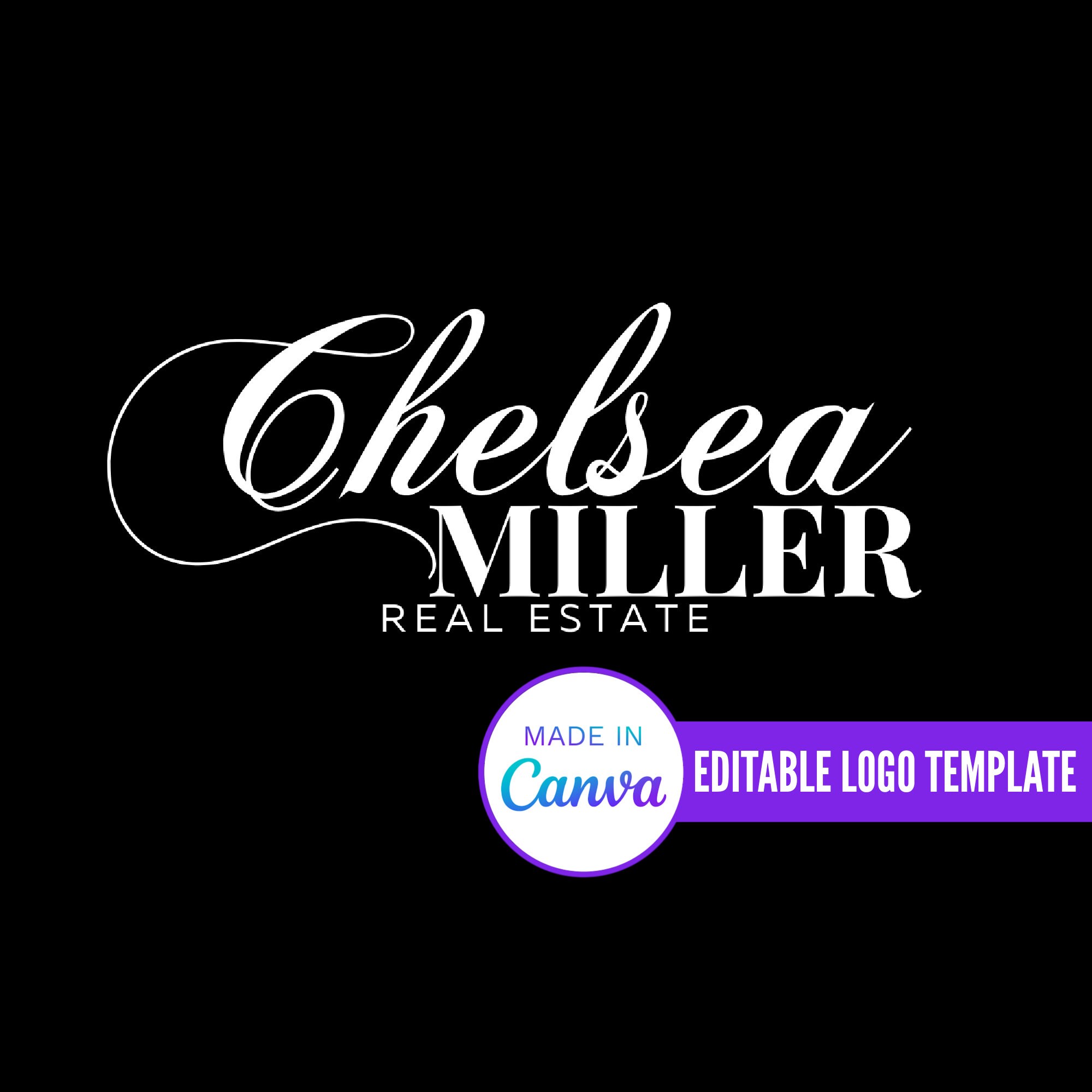 Editable Logo Diy Logo Real Estate Logo Instant Download - Etsy