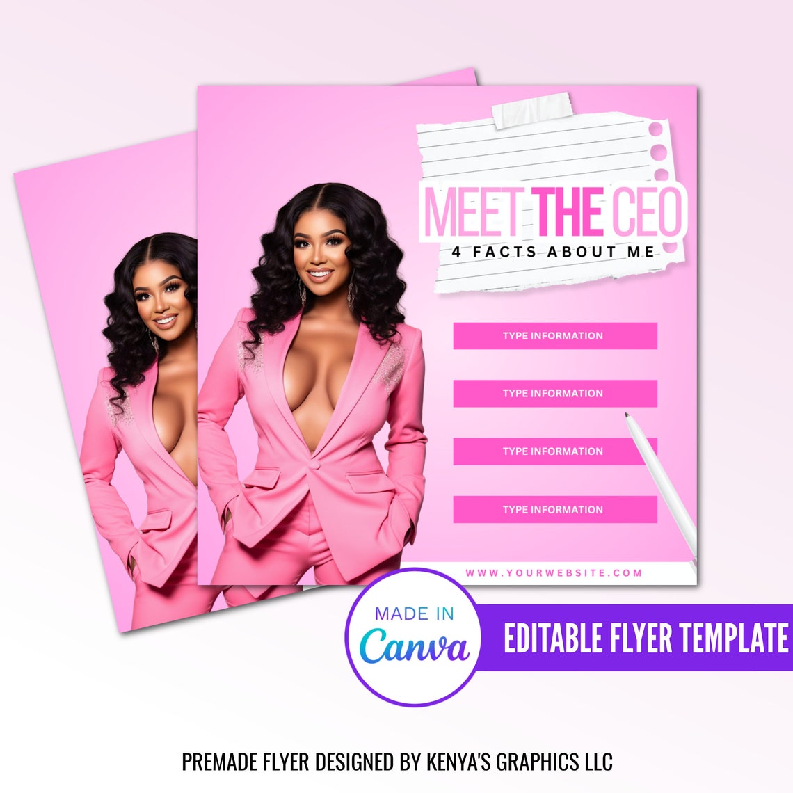 Meet the Owner Flyer Meet the Ceo Editable Flyer Instagram - Etsy