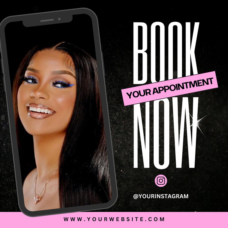 Now Booking Flyer Editiable Now Booking Flyer Instagram Post - Etsy