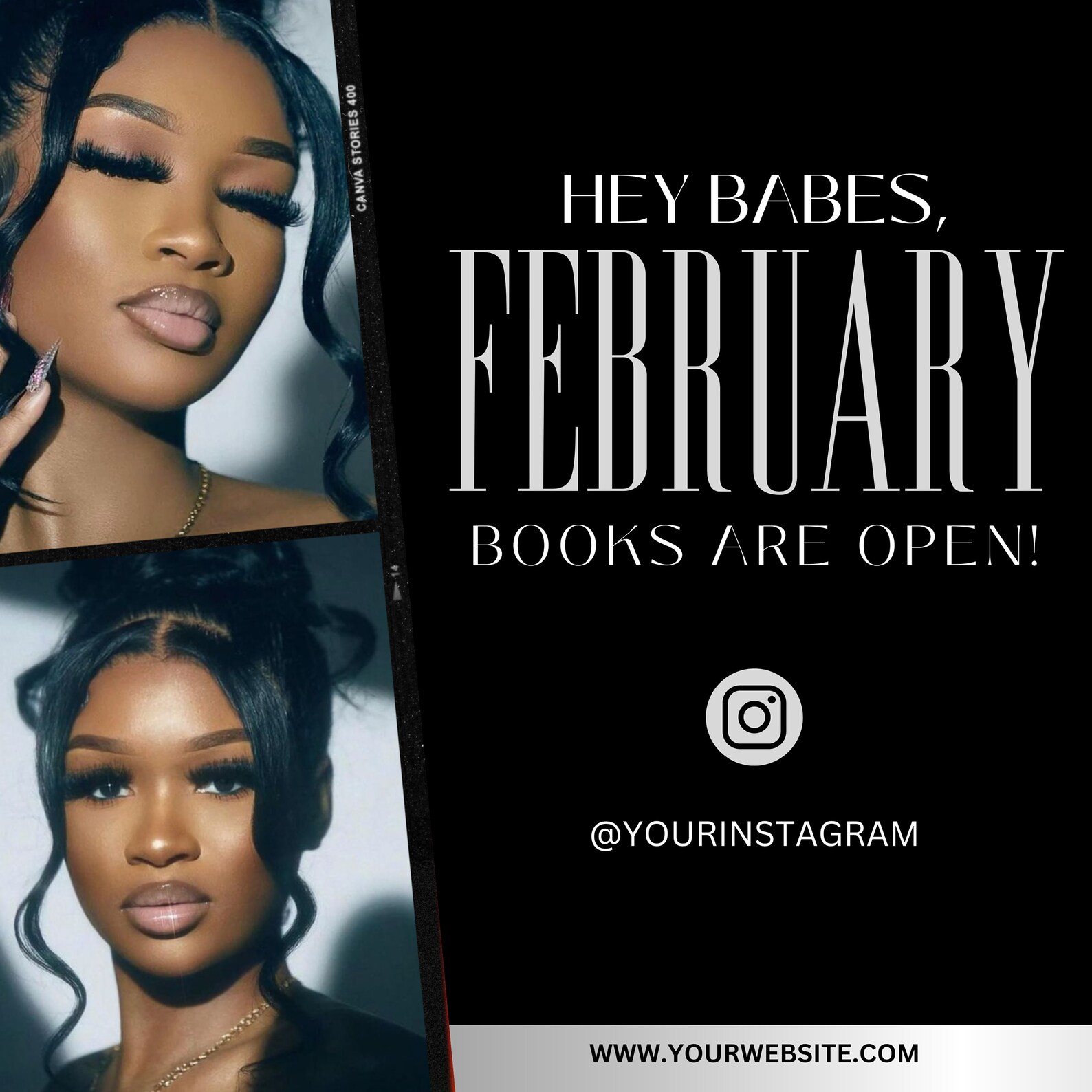 Now Booking Flyer, Editiable Now Booking Flyer, Instagram Post Flyer ...