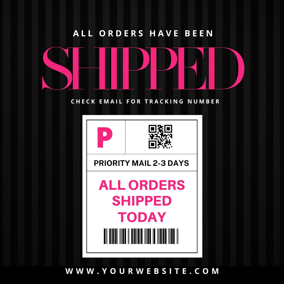 Now Shipped Flyer Shipping Editable Flyer Diy Shipped Flyer - Etsy
