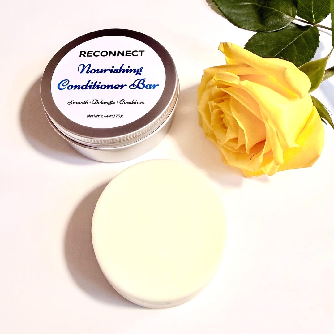 Nourishing Conditioner Bar | Solid Zero Waste Hair Care Large Bar - Etsy