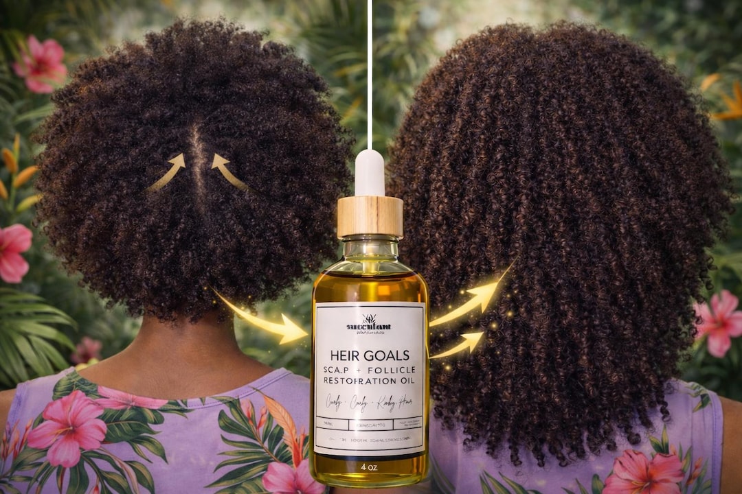 Heir Goals Hair and Scalp Oil Infused With Batana, Chebe,ayurvedic ...