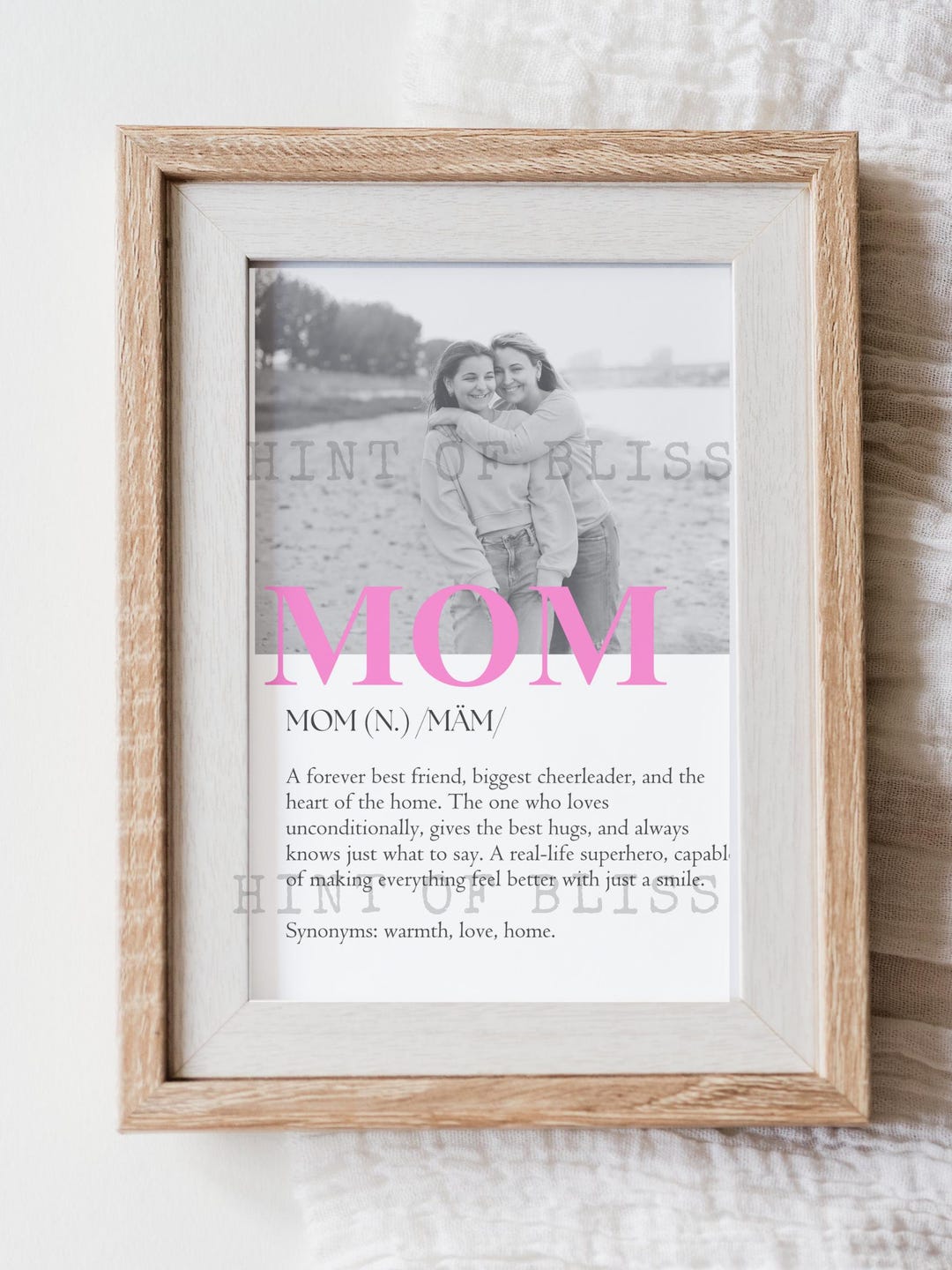 Personalized Mom Photo Print – Custom Mother’s Day Gift, Birthday Gift ...