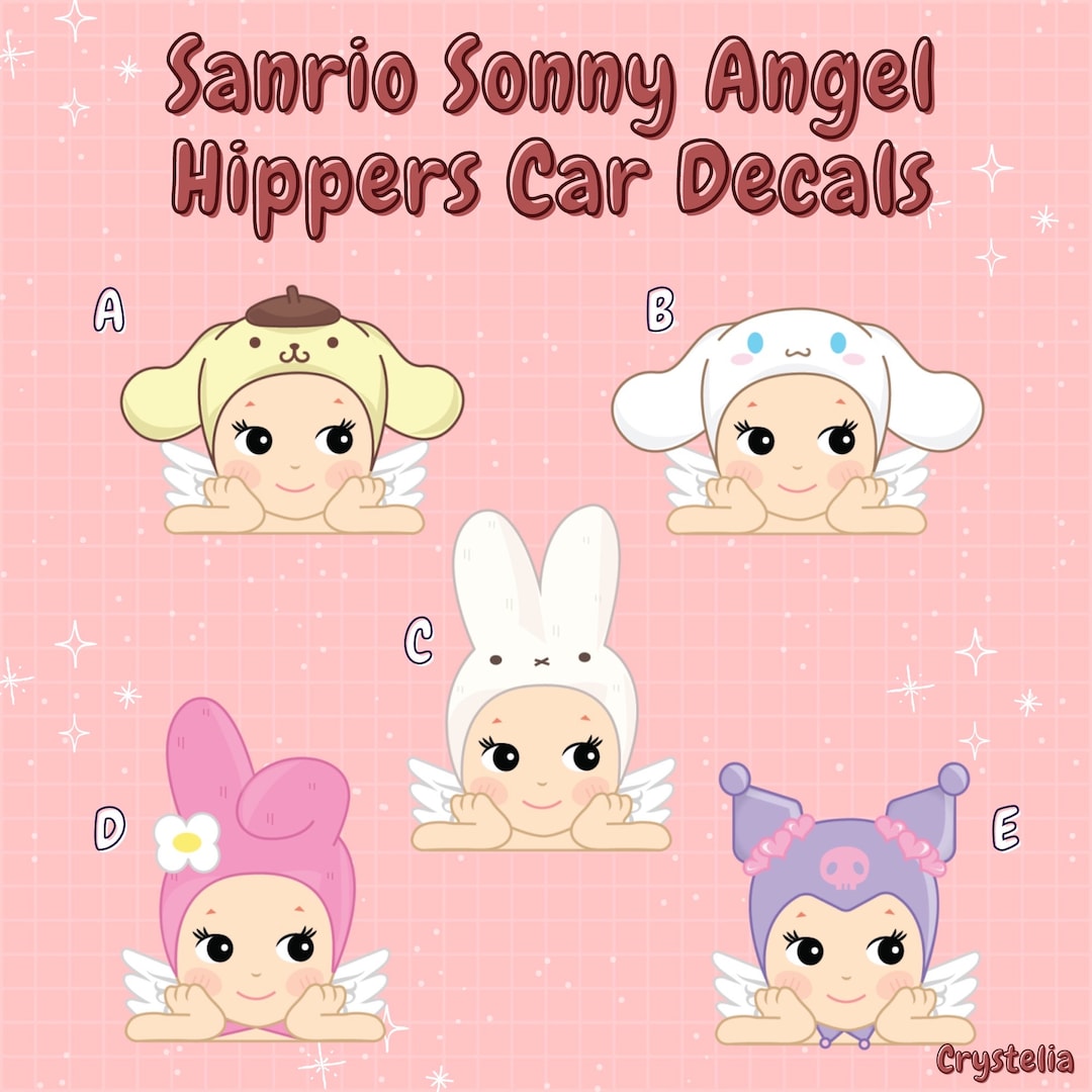 Sanrio Sonny Angel Hippers Car Decals - Etsy