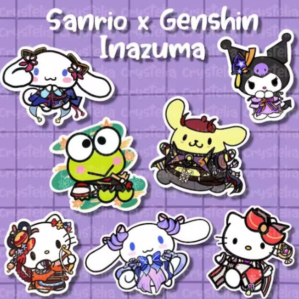 Genshin Stickers Wanderer - Etsy