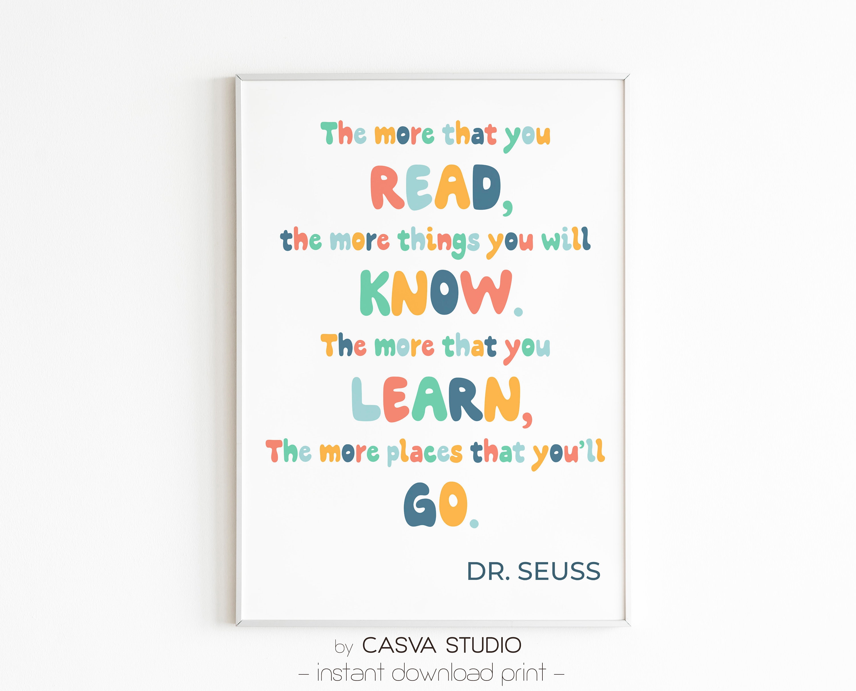 Dr Seuss Quotes The More You Read