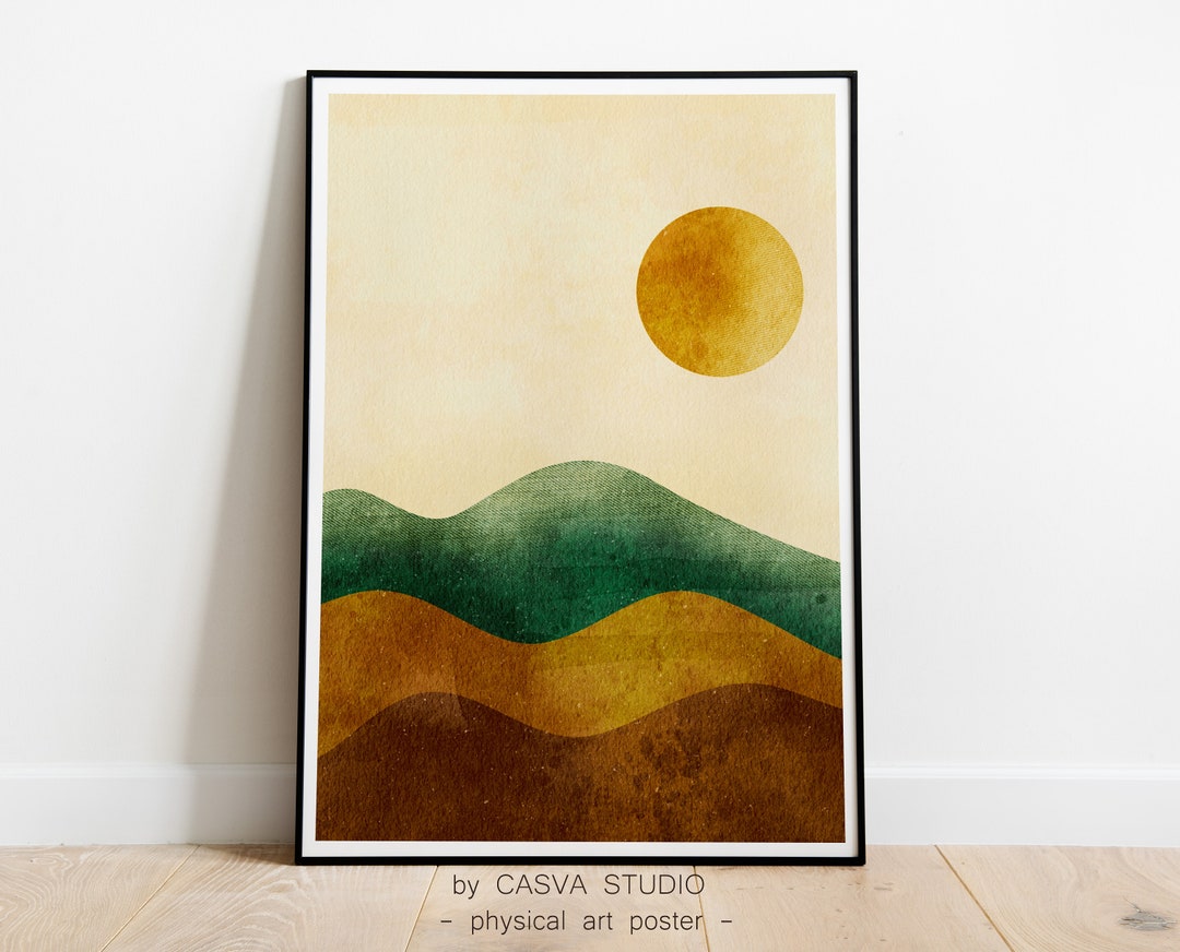 FRAMED PHYSICAL POSTER Museum Quality Art Poster Abstract - Etsy