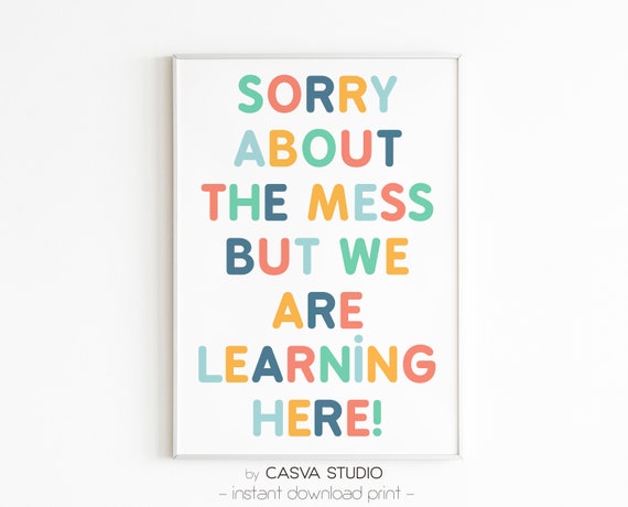 Sorry Teacher Posters