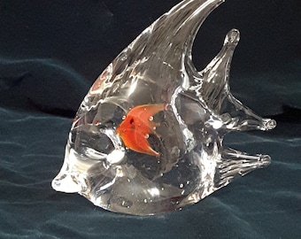 Glass With Fish Inside - Etsy