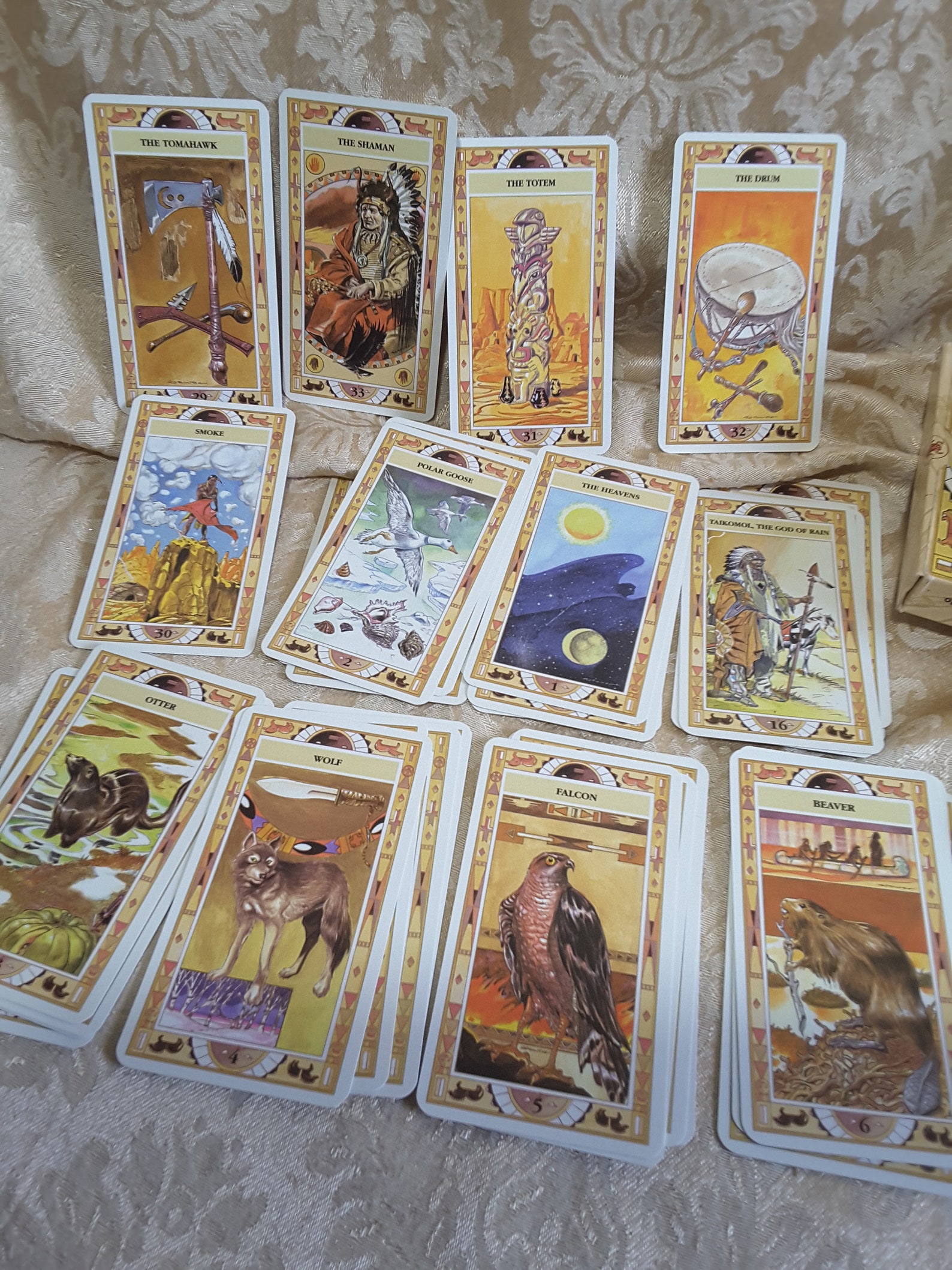 Rare Oracle Cards Native American Cards by Laura Tuan Art by - Etsy