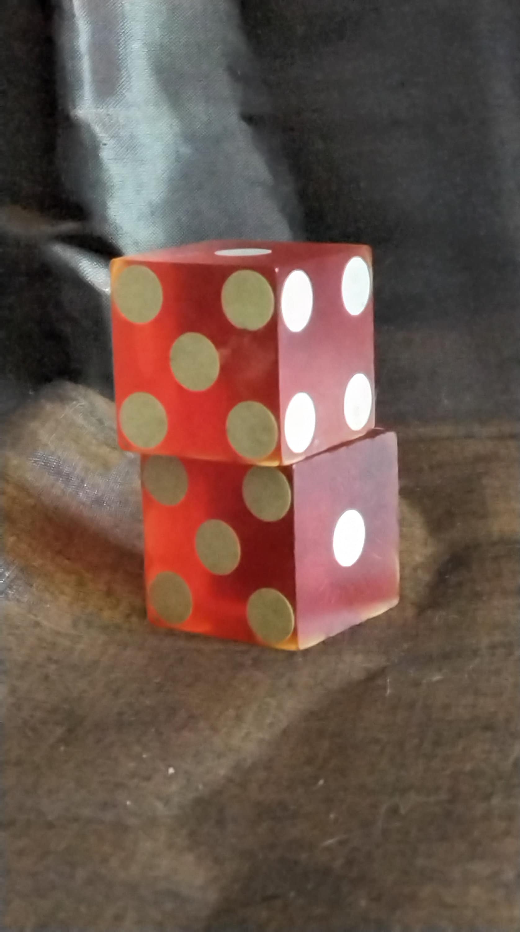 Vintage Set of Large Red Dice From Binion's Horseshoe Club Las Vegas - Etsy