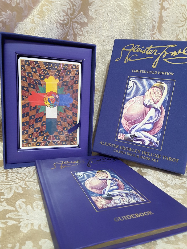 Thoth Deluxe Box Set Tarot 78 Card Deck - Etsy