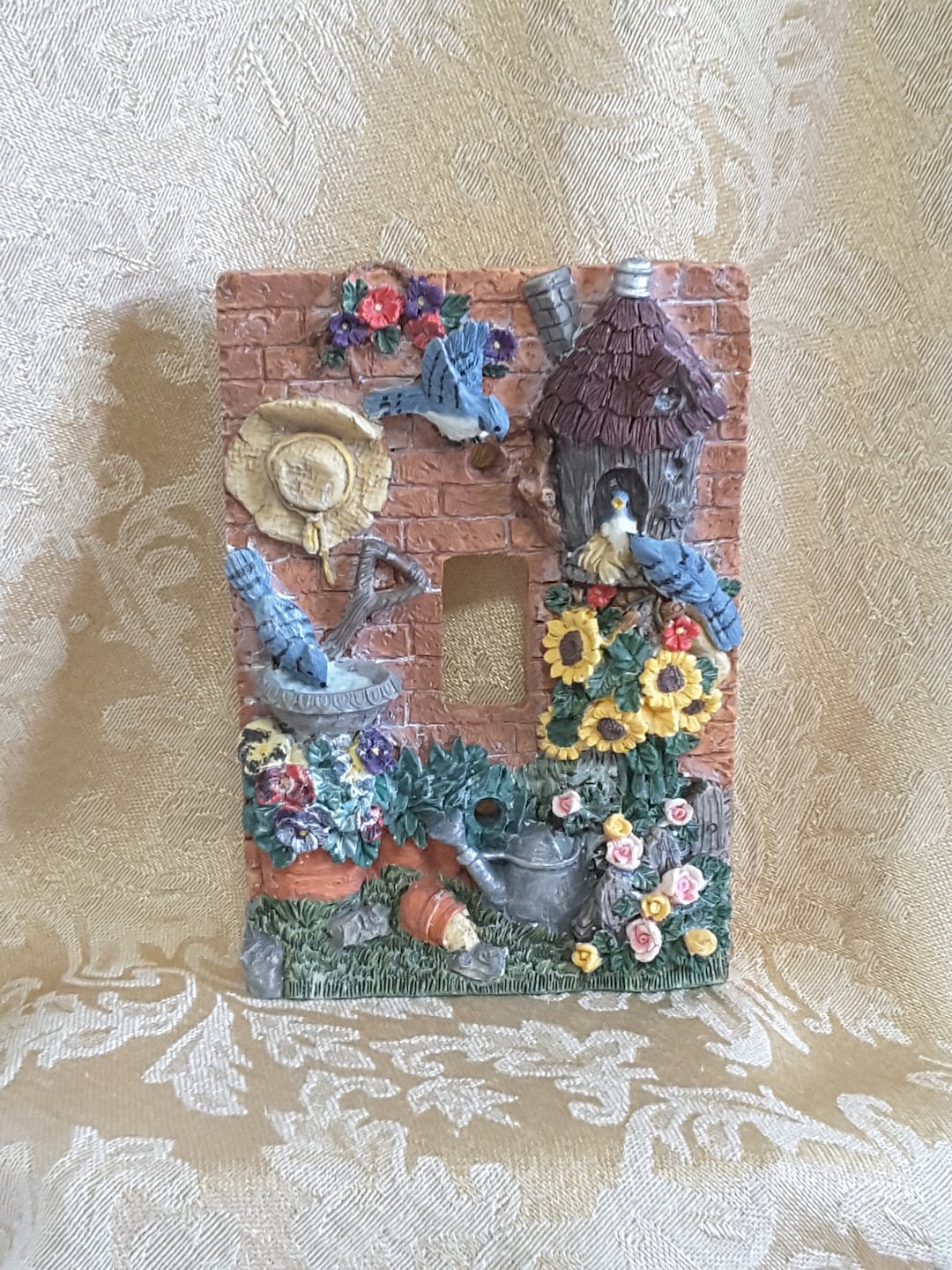 Garden Birdhouse Light Switch Cover: Decorative Resin Plate - Etsy