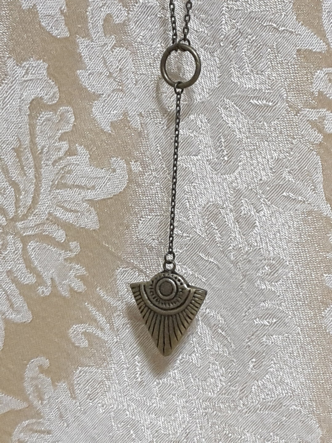 Rare Pendulum Pendant Necklace All Seeing Eye 17" by Lovenailtree 2013 ...