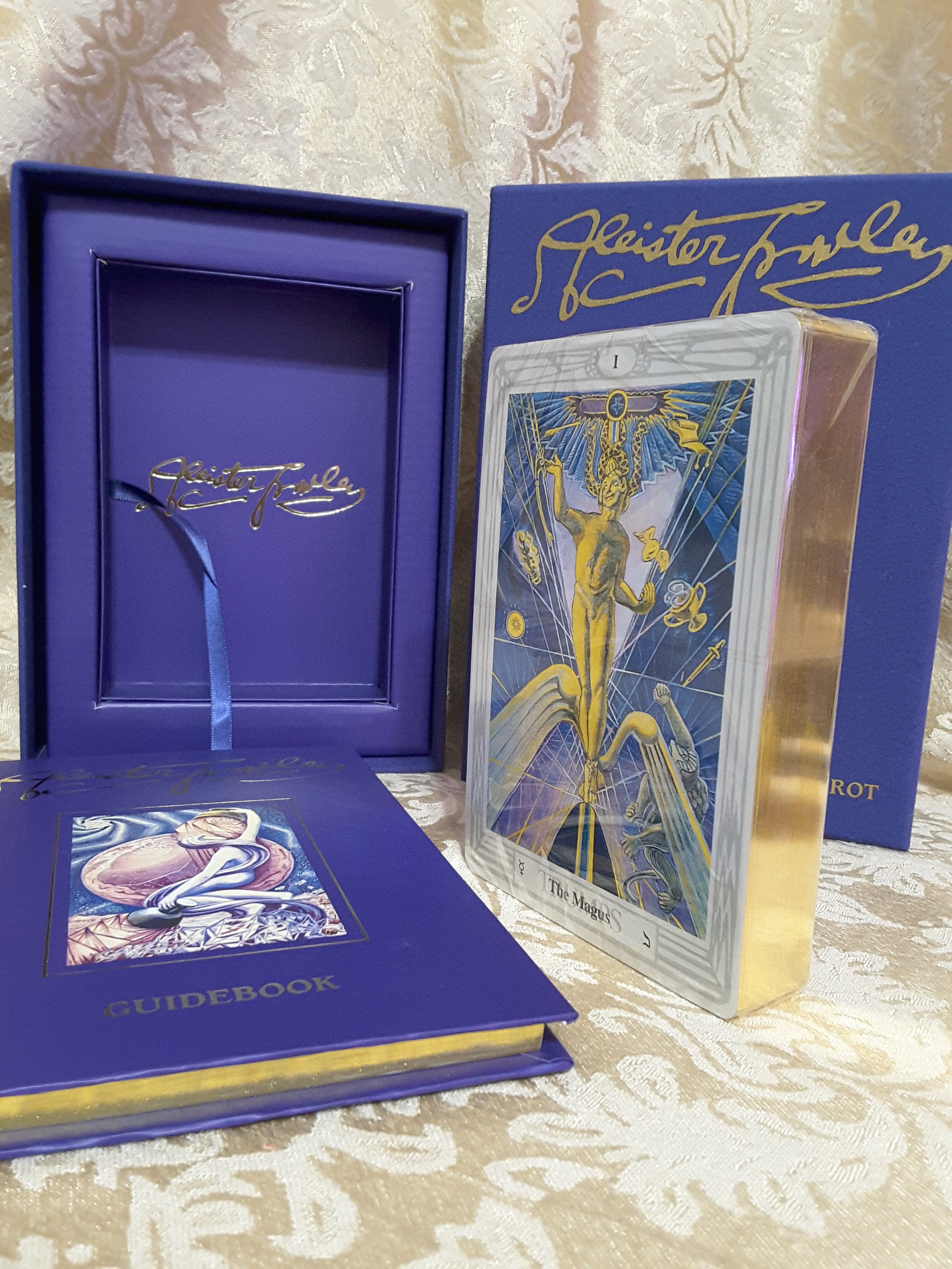 Thoth Deluxe Box Set Tarot 78 Card Deck - Etsy