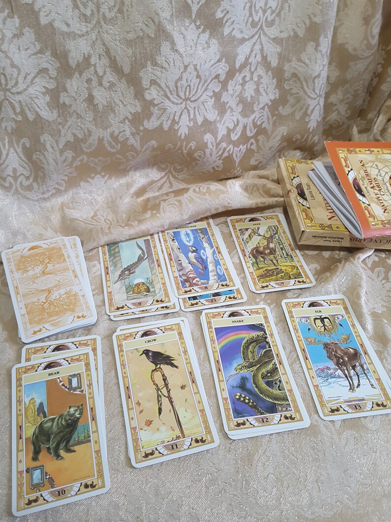 Rare Oracle Cards Native American Cards by Laura Tuan Art by - Etsy