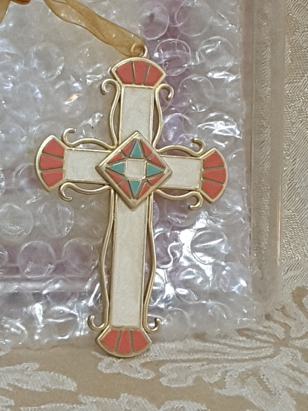 Hallmark 2005 Mosaic of Faith Cross - Etsy