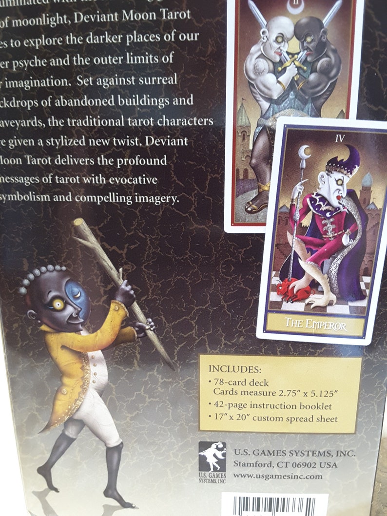 Deviant Moon Tarot 78 Card Deck by Patrick Valenza - Etsy
