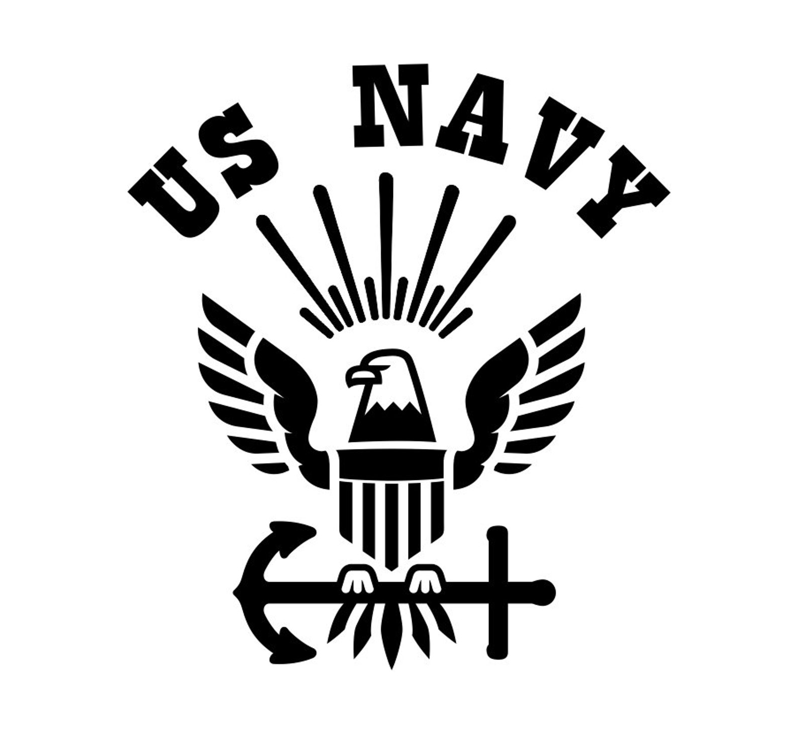 US NAVY Vinyl Cut File SVG png jpg dxf eps pour cricut | Etsy