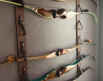 8-bow Leather Traditional Archery Bow Rack - Etsy