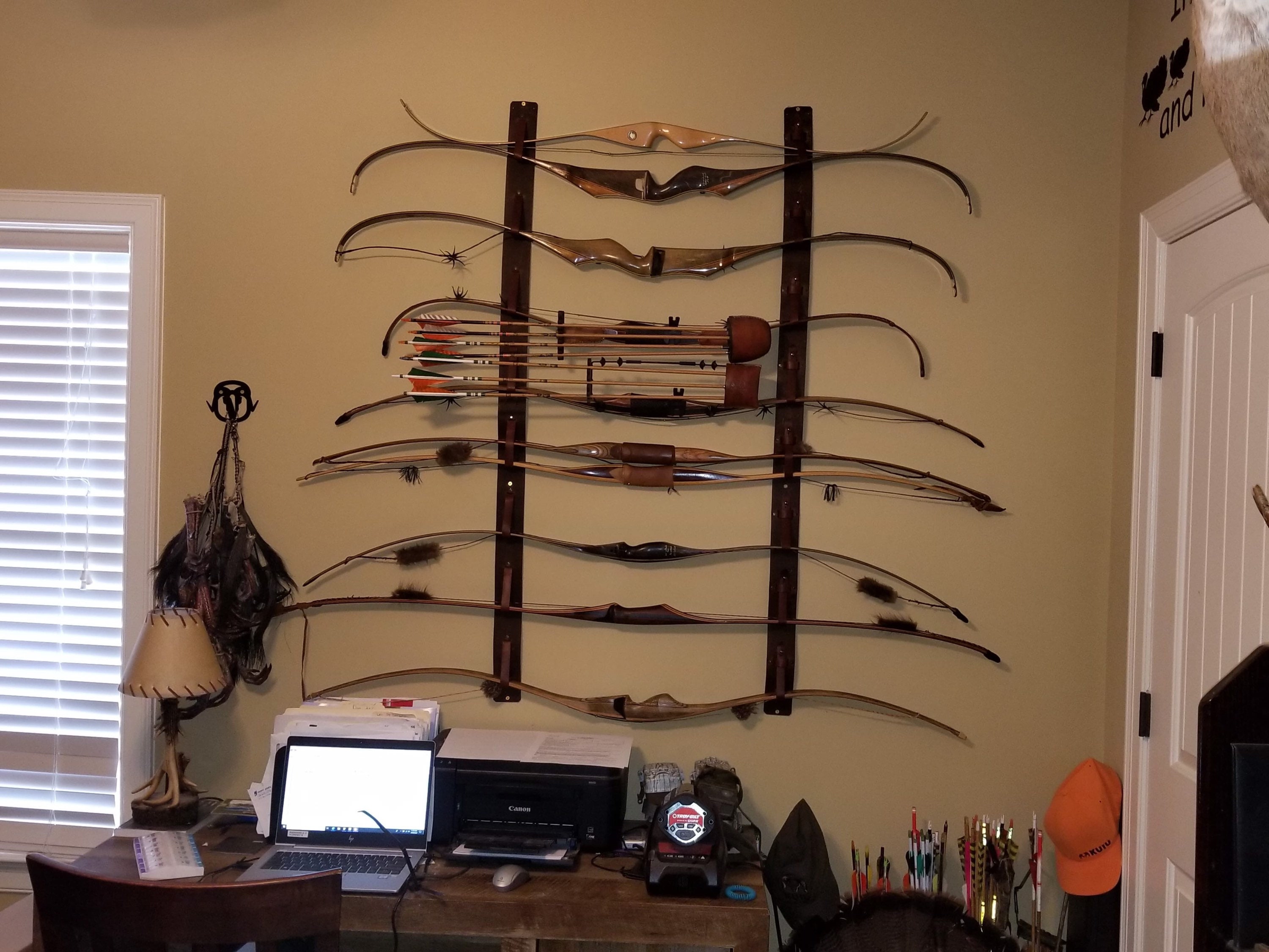 8-bow Leather Traditional Archery Bow Rack - Etsy