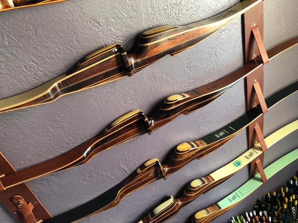 6-bow Leather Traditional Archery Bow Holder/bow Rack - Etsy