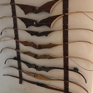 8-bow Leather Traditional Archery Bow Rack - Etsy