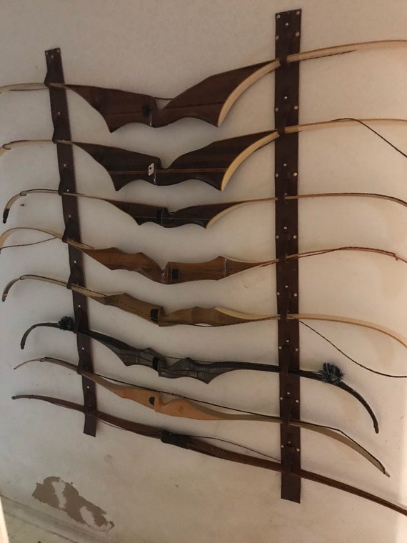 8-bow Leather Traditional Archery Bow Rack | Etsy