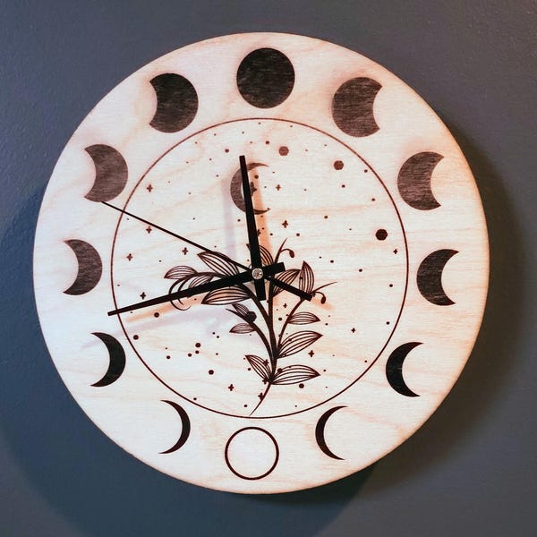 Moon Phase Clock - Etsy