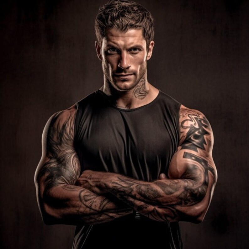 AI Male Model: Bad Boy Military Sports Muscles Romance Novel - Etsy ...