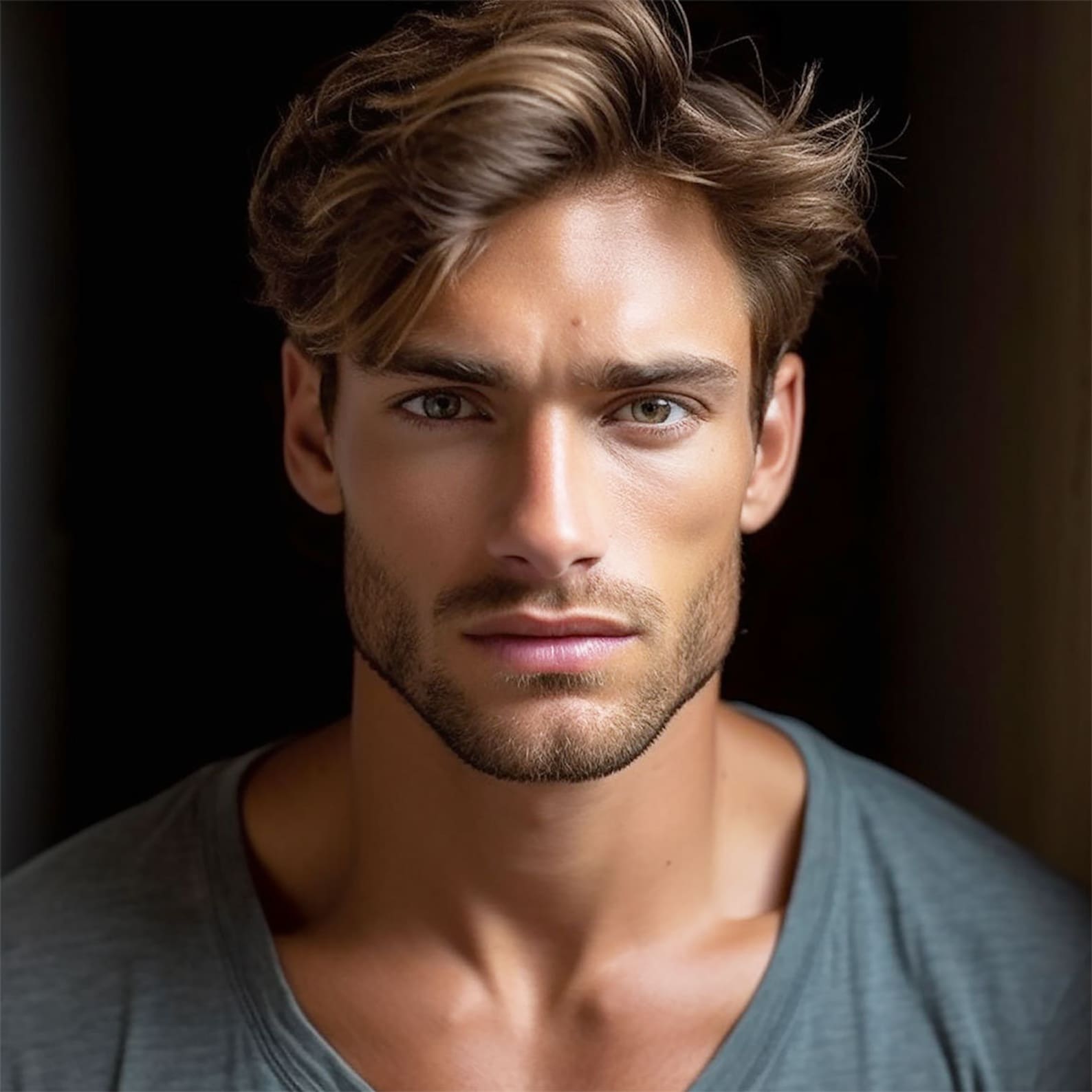 AI Male Model: Romance Novel Cover Model, AI Photography, Handsome Man ...