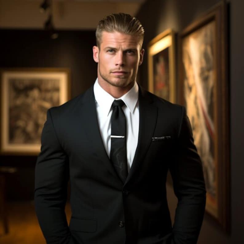 AI Male Model: Bad Boy Mafia Boss Bodyguard, Muscles, Romance Novel ...