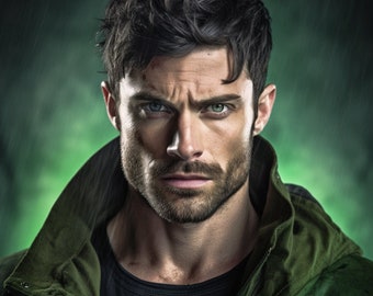 AI Male Model: Bad Boy Biker, Romance Novel Cover Model, AI Photography ...