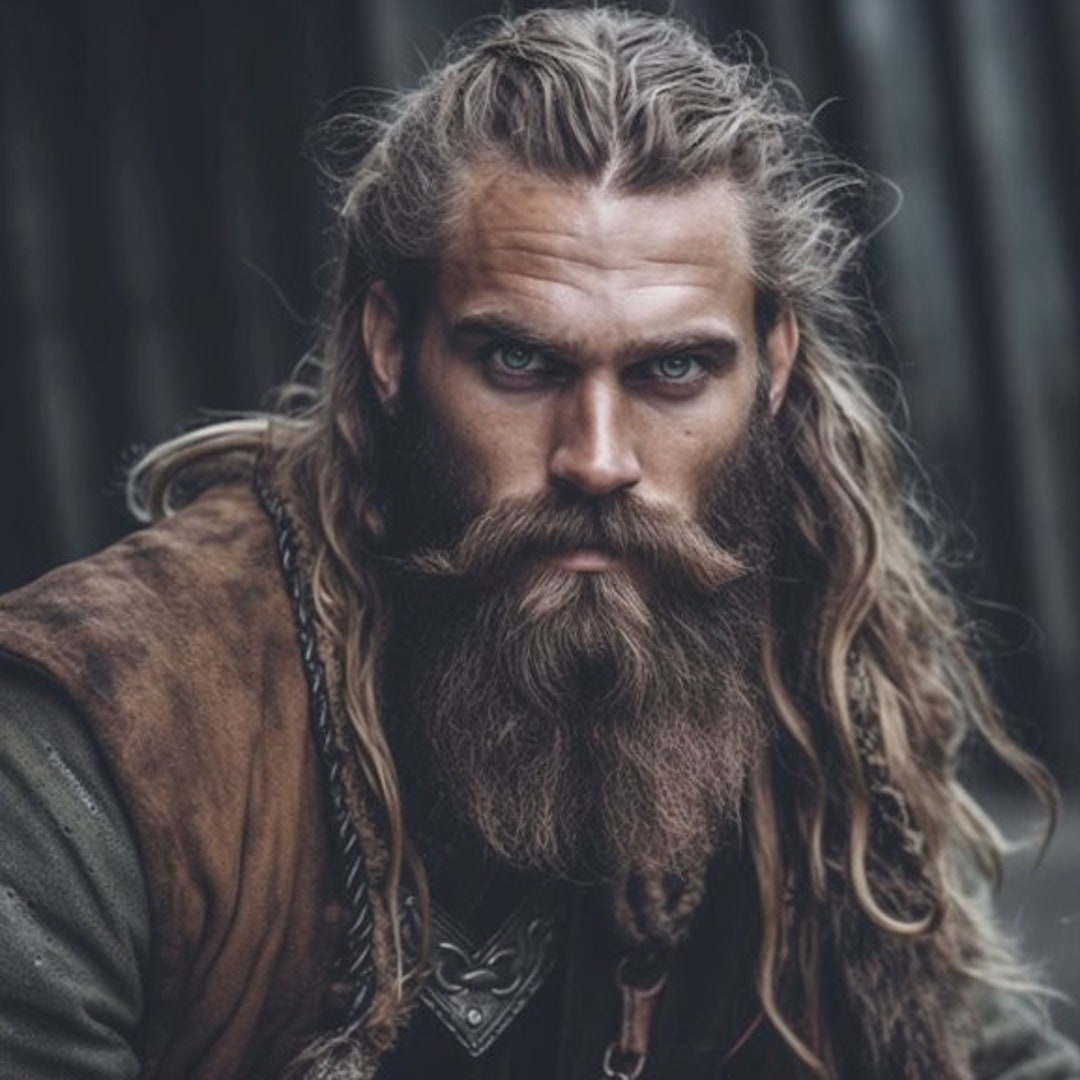 AI Male Viking Model: Hot Viking, Romance Novel Cover Model, AI ...