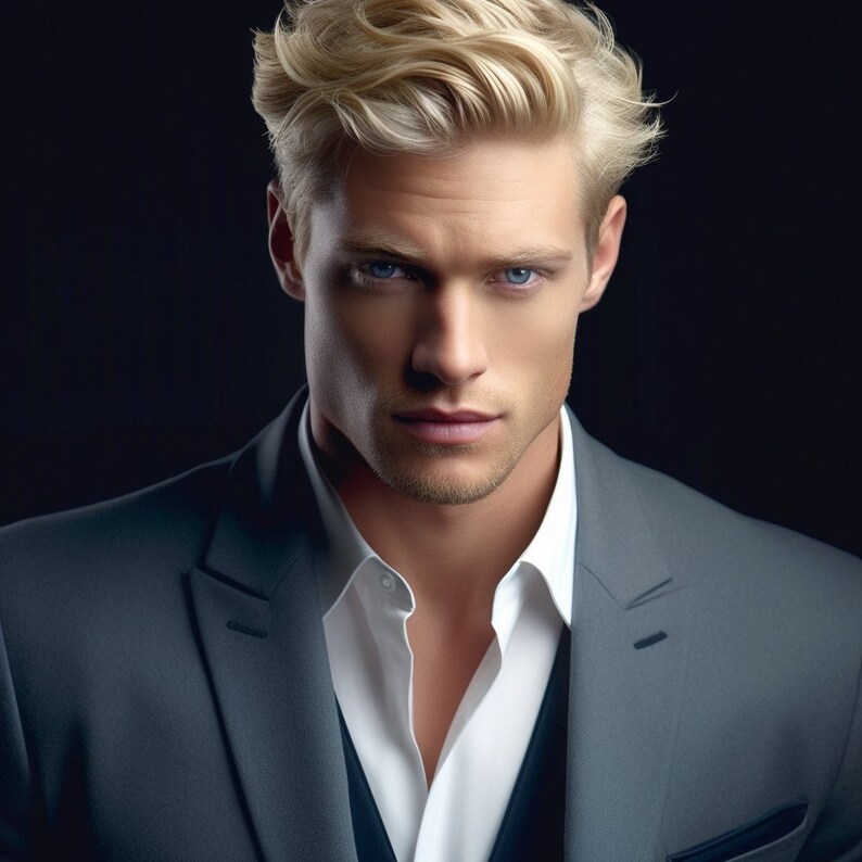 AI Male Model: Romance Novel Cover Model, AI Photography, Handsome Man ...