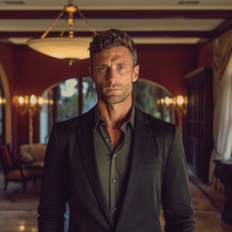 AI Male Model: Romance Novel Cover Model, AI Photography, Handsome Man ...