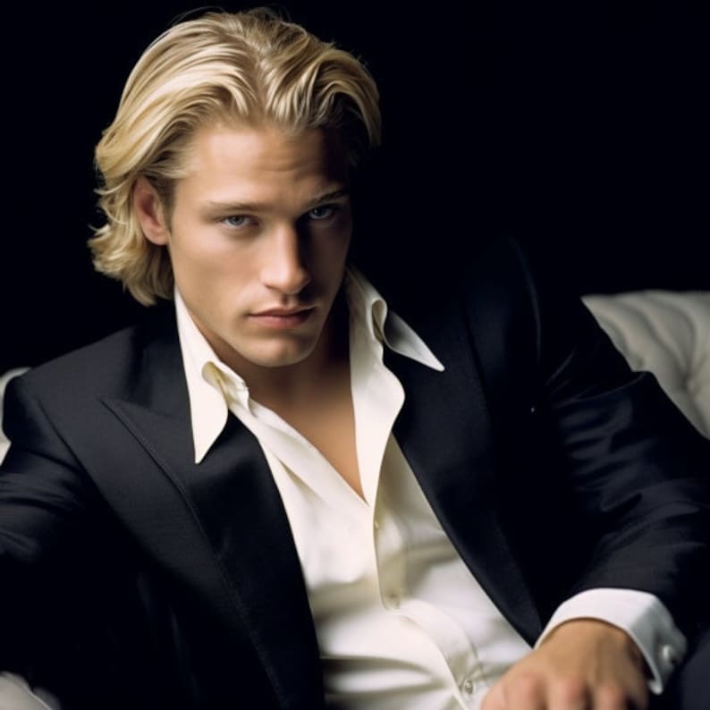 AI Male Model: Romance Novel Cover Model, AI Photography, Handsome Man ...