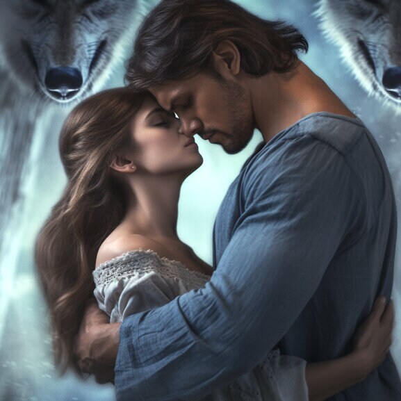 AI Male Model: Wolf Shifter Romance Novel Cover Model AI - Etsy