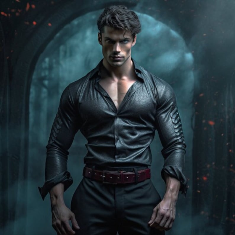 AI Male Model: Romance Novel Cover Model AI Photography - Etsy