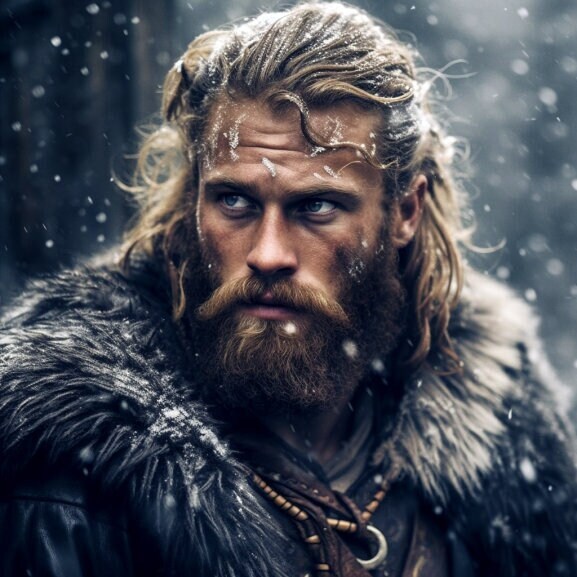 AI Male Viking Model: Hot Viking, Romance Novel Cover Model, AI ...