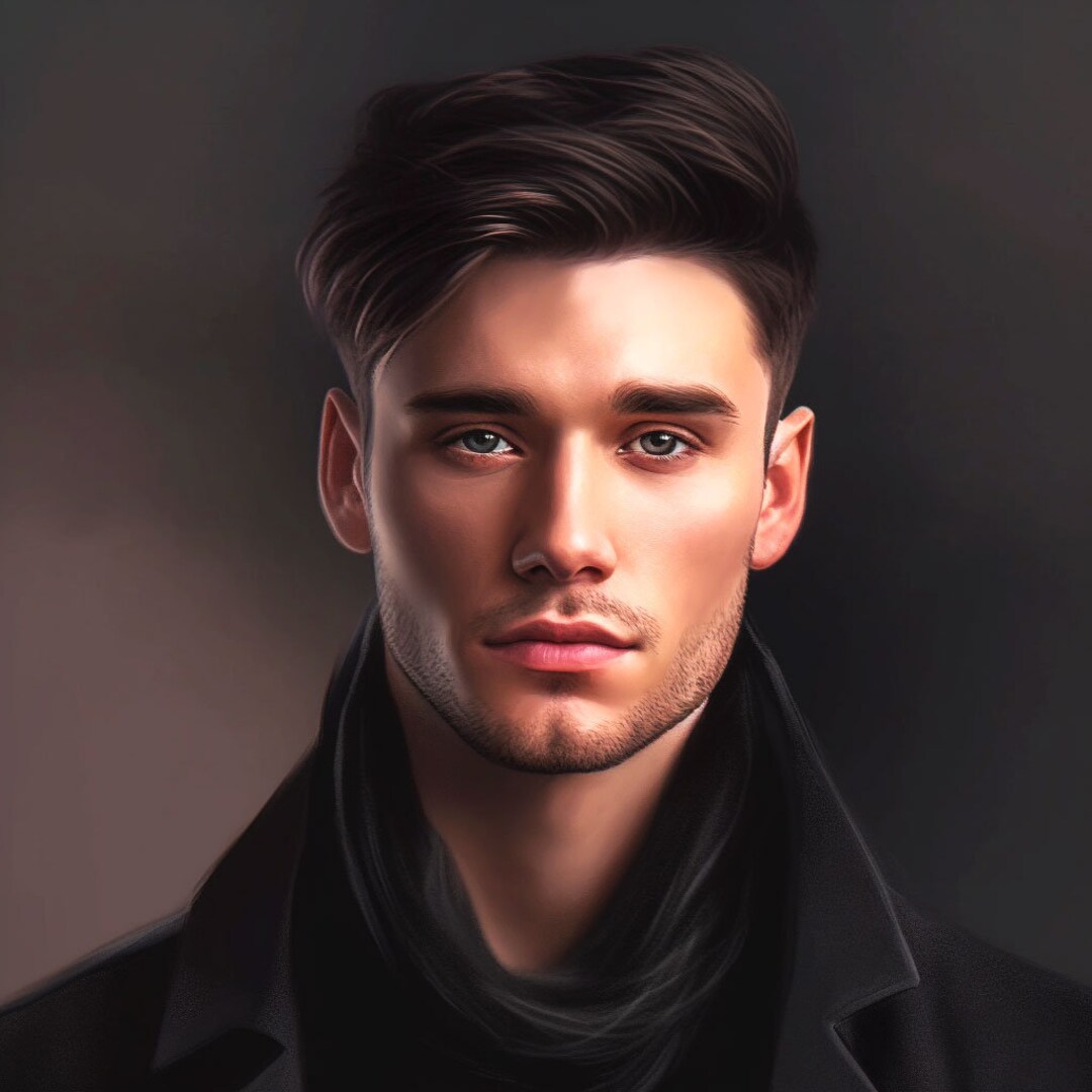 AI Male Model: Romance Novel Cover Model, AI Photography, Handsome Man ...